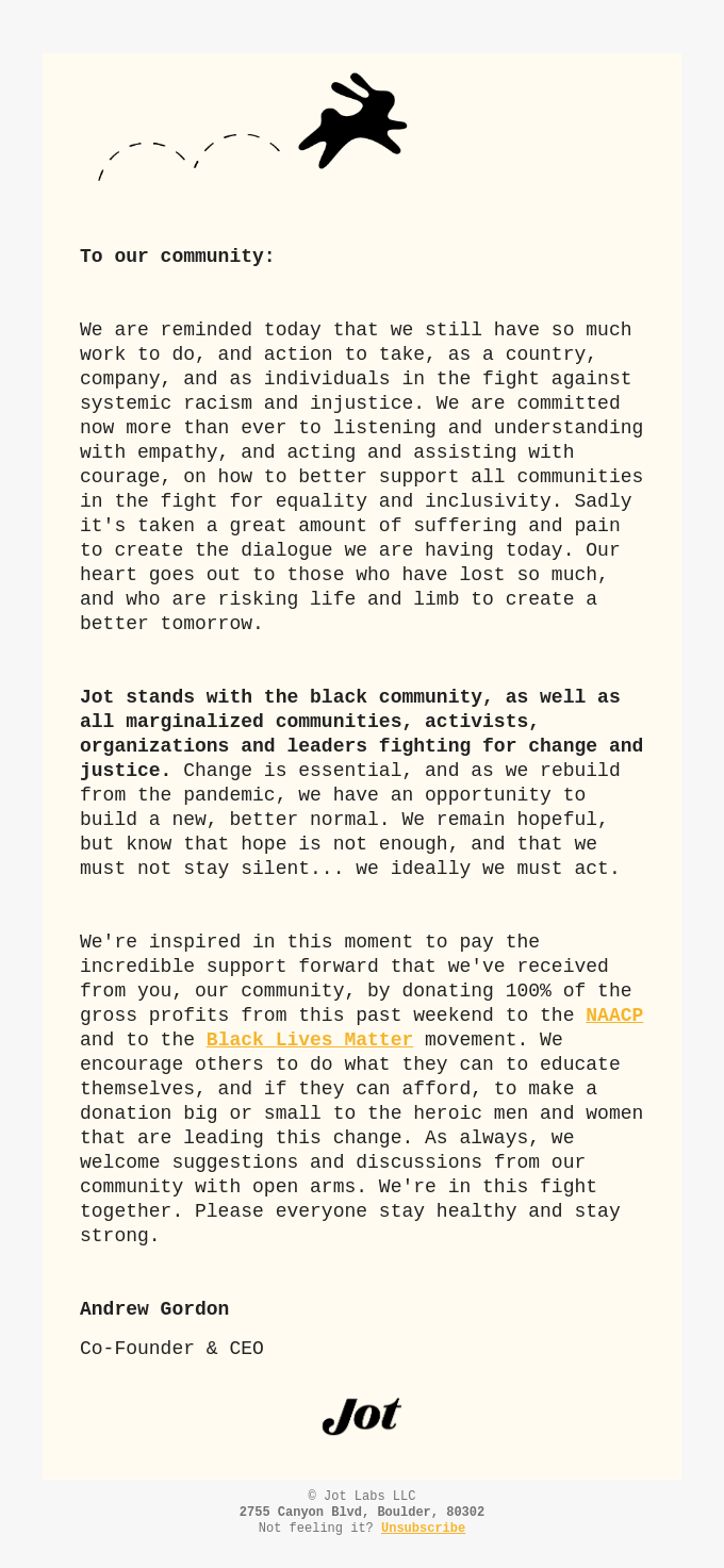 A Letter From Our CEO Info View Really Good Emails A Letter From Our CEO Info View Really Good Emails