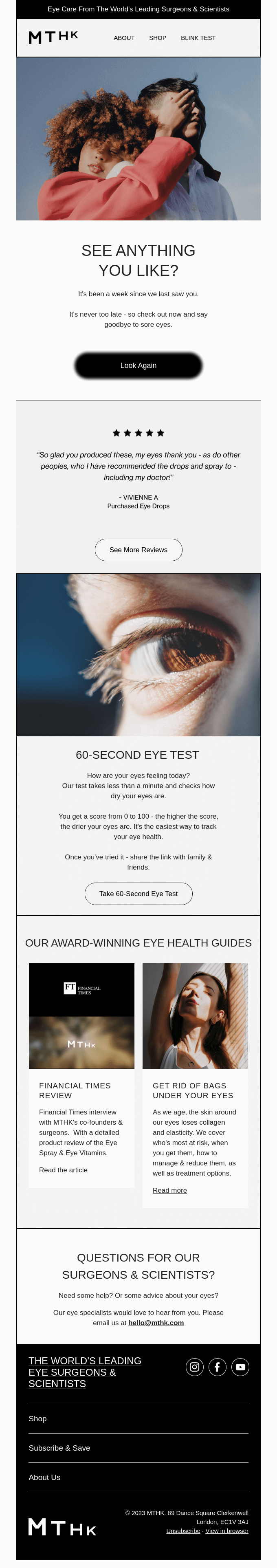 Anything we can help with? from MTHK - Desktop Email View | Really Good ...