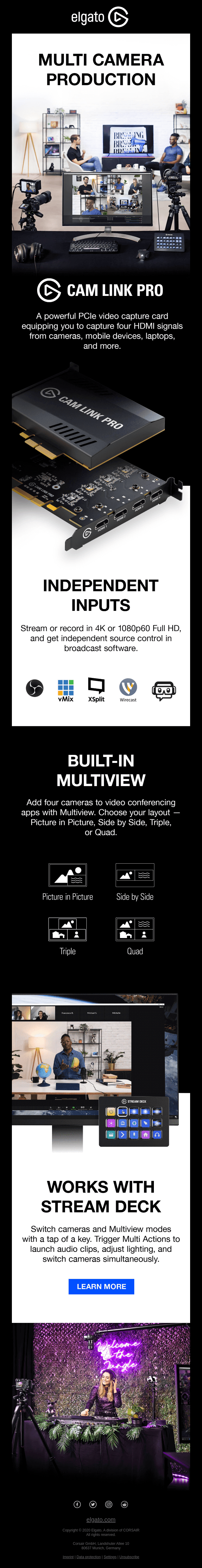 Bring all your cameras 📷 - Desktop View | Really Good Emails
