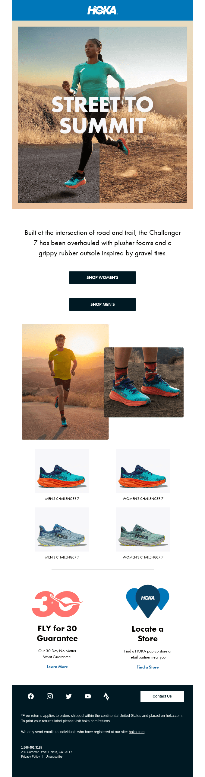 Challenger 7 has arrived from HOKA ONE ONE - Desktop Email View ...