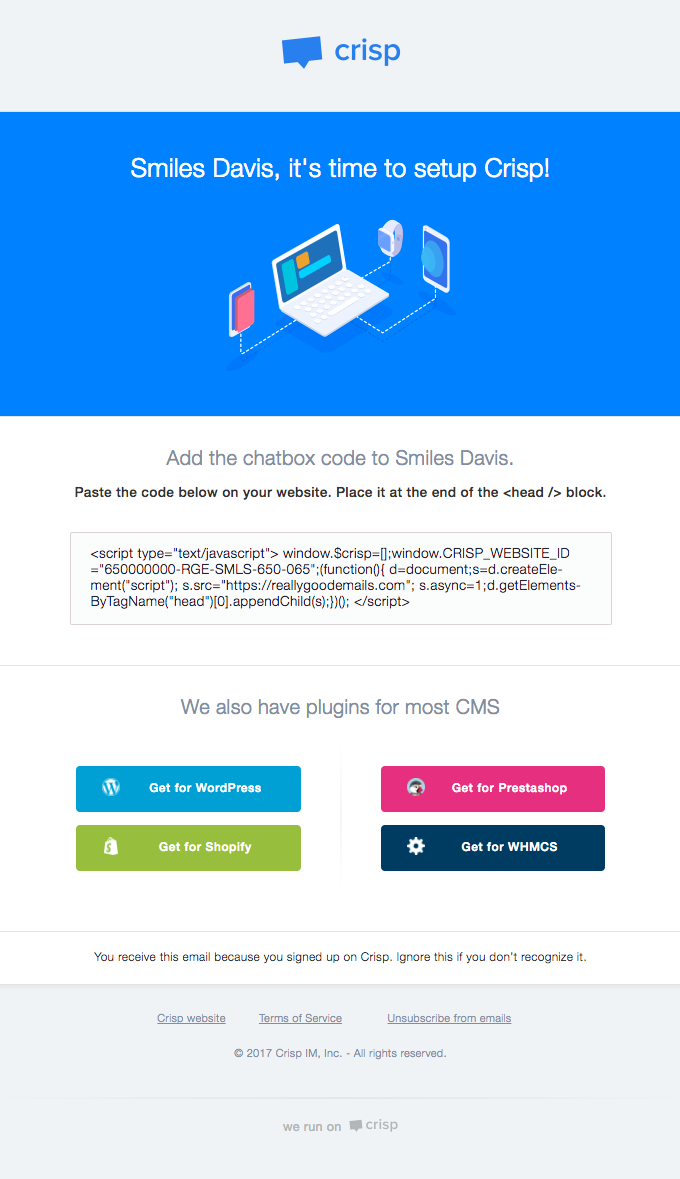 Chatbox code for Really Good Emails from Chatbox - Desktop Email View ...