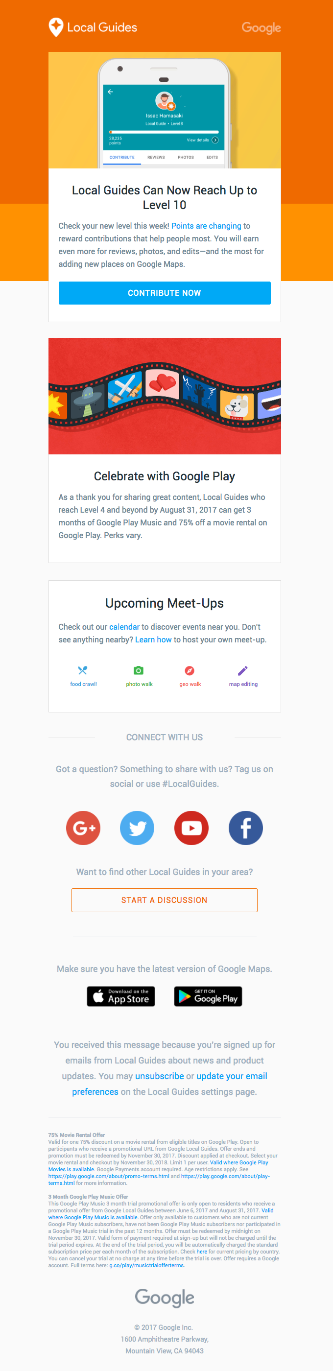 Check out your new Local Guides level from Google - Desktop Email View ...