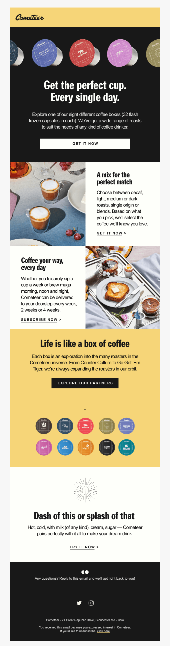 Coffee, Coffee, Coffee (Did We Mention Coffee?) from Cometeer - Desktop ...