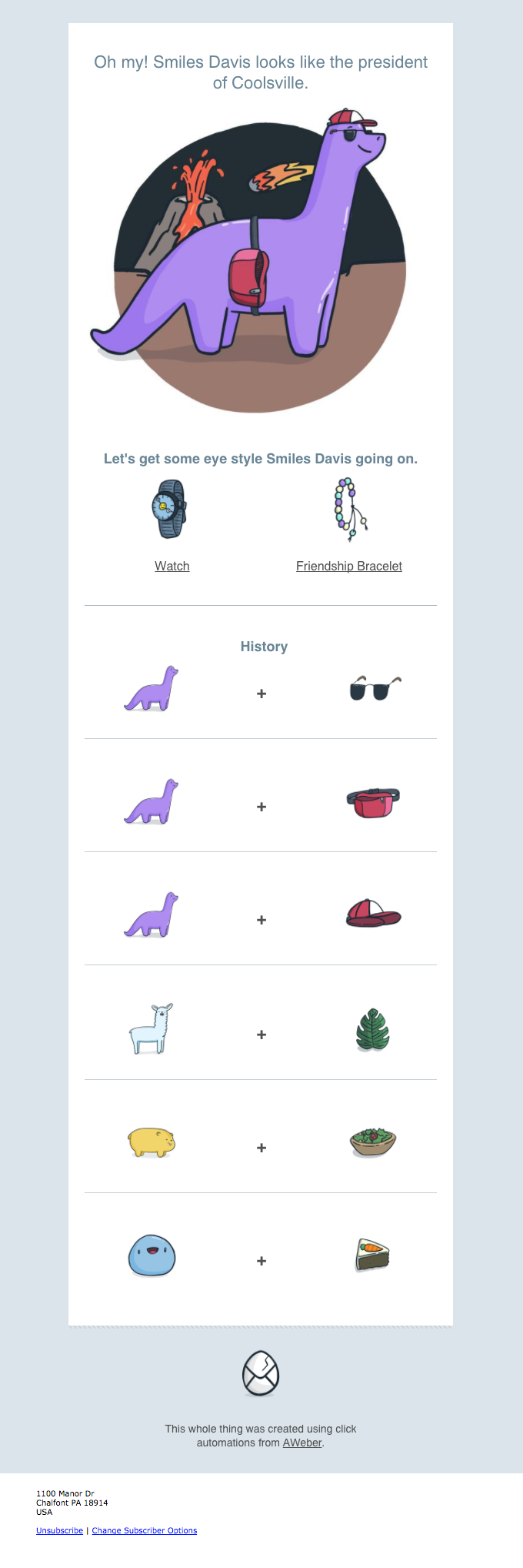 Day 7: Smiles Davis is cooler than cool. — Info View | Really Good Emails