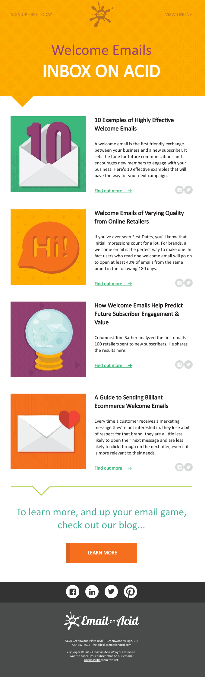 Email on Acid from Email on Acid - Desktop Email View | Really Good Emails