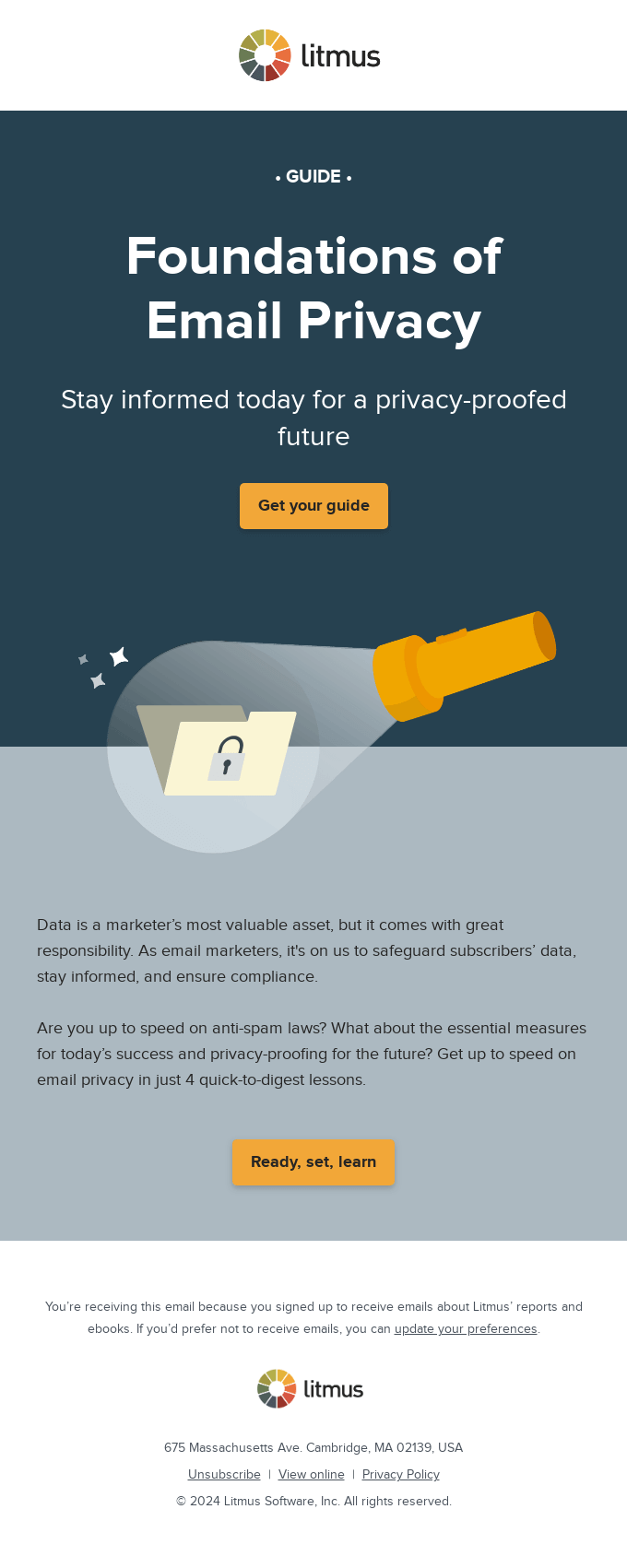 Email privacy 101 from Litmus - Desktop Email View | Really Good Emails