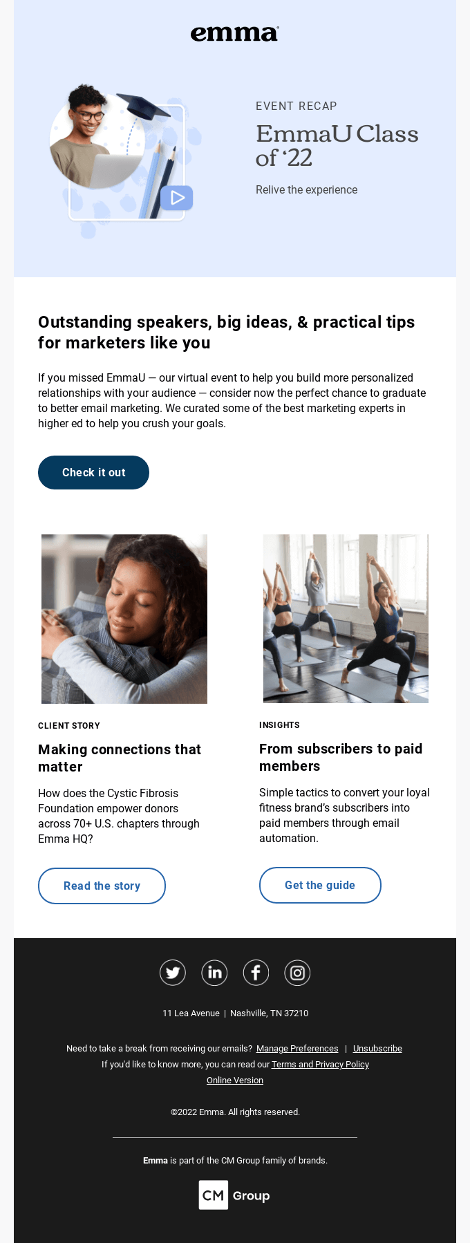 EmmaU recap + an inspiring customer story from Emma - Desktop Email ...