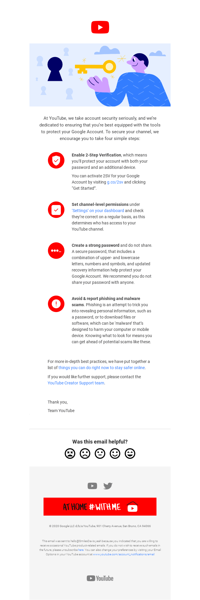 Four simple steps to increase your account security from YouTube ... Four simple steps to increase your account security from YouTube ...
