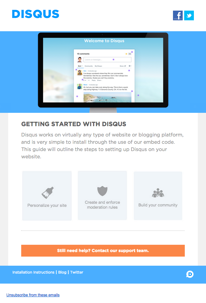 Your New Disqus Account: Getting Started from Disqus - Desktop Email ...