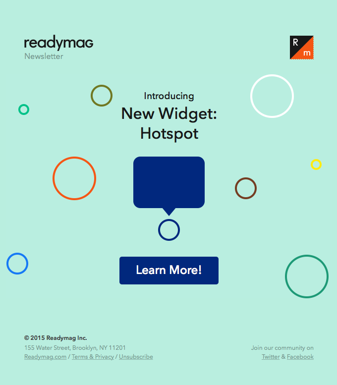 ⭕ Hotspot from ReadyMag - Desktop Email View | Really Good Emails