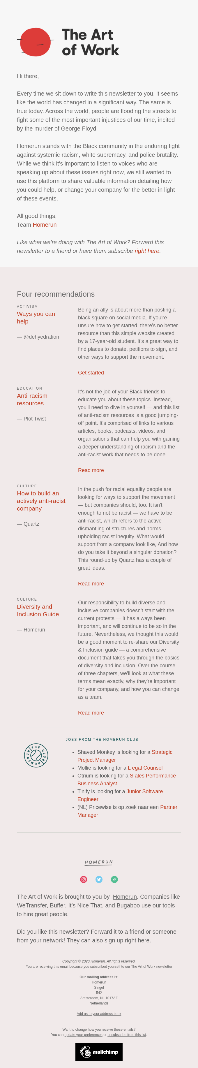 How to build an anti-racist company from Homerun - Desktop Email View ... How to build an anti-racist company from Homerun - Desktop Email View ...