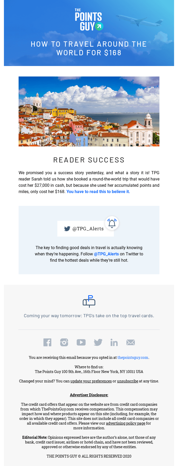 How to Travel Around the World for $168. from The Points Guy - Desktop ...