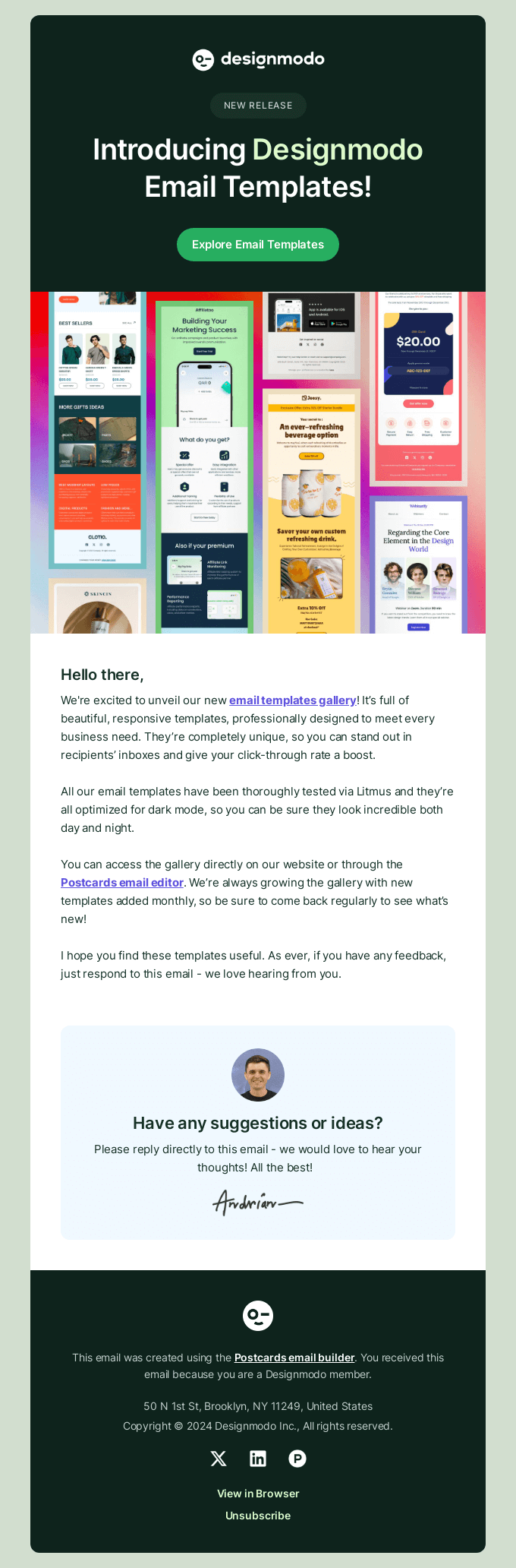 Introducing Designmodo Email Templates! from Designmodo - Desktop Email ...