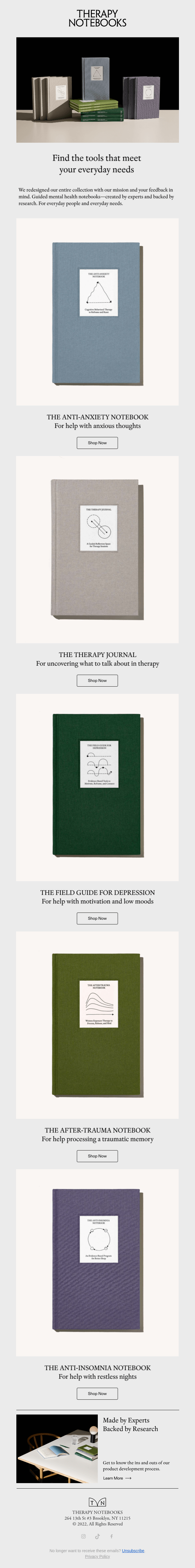 Introducing our core collection—new and improved from Therapy Notebooks ... Introducing our core collection—new and improved from Therapy Notebooks ...