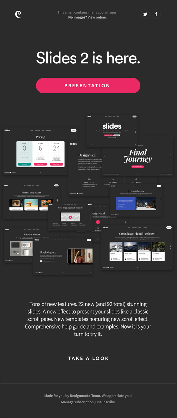 Introducing Slides 2 The Next Step In Static Website Generators From Designmodo Desktop Email