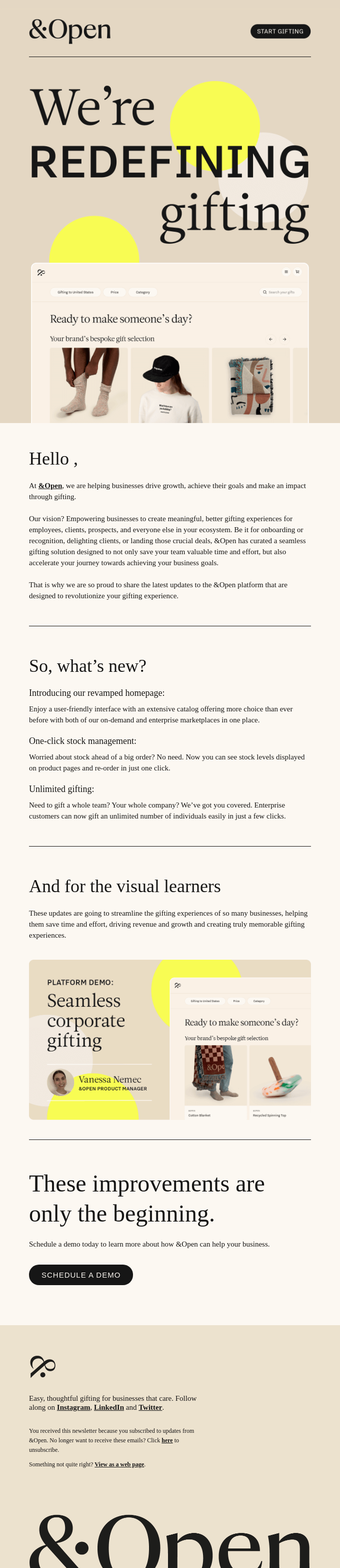 🚀 🎁 Introducing the new and improved &Open platform from &Open ...