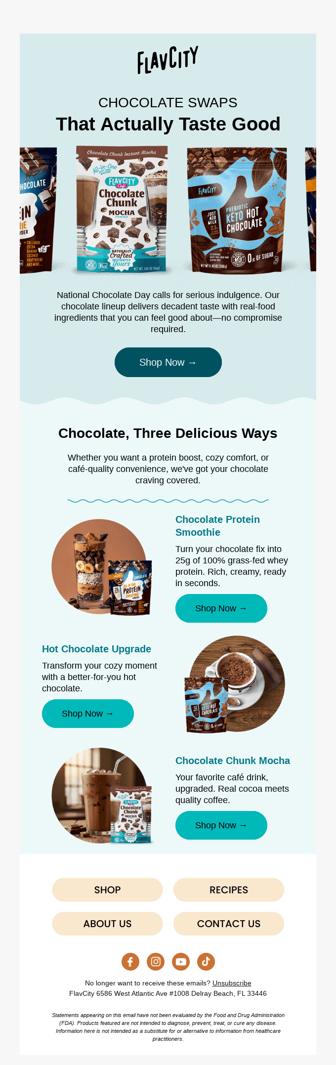 It’s National Chocolate Day! We've Got You Covered ☕🍫 from FlavCity ...