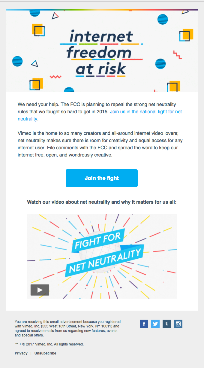 It’s time to save the internet — Info View | Really Good Emails