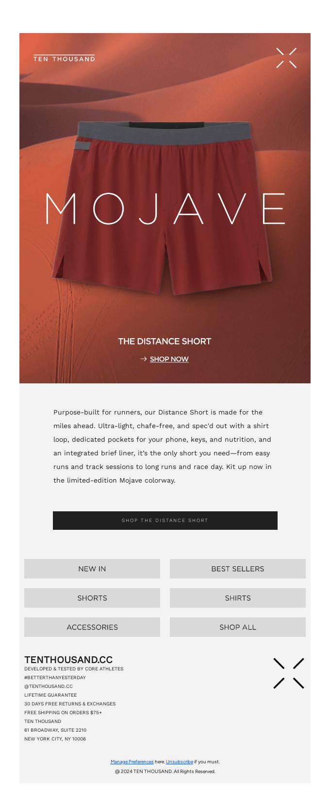 Miles In The Desert from Ten Thousand - Desktop Email View | Really ...