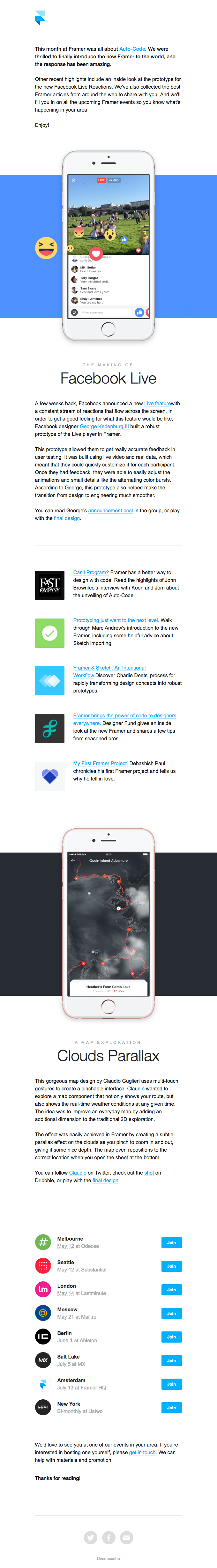 Monthly Highlights — Info View | Really Good Emails