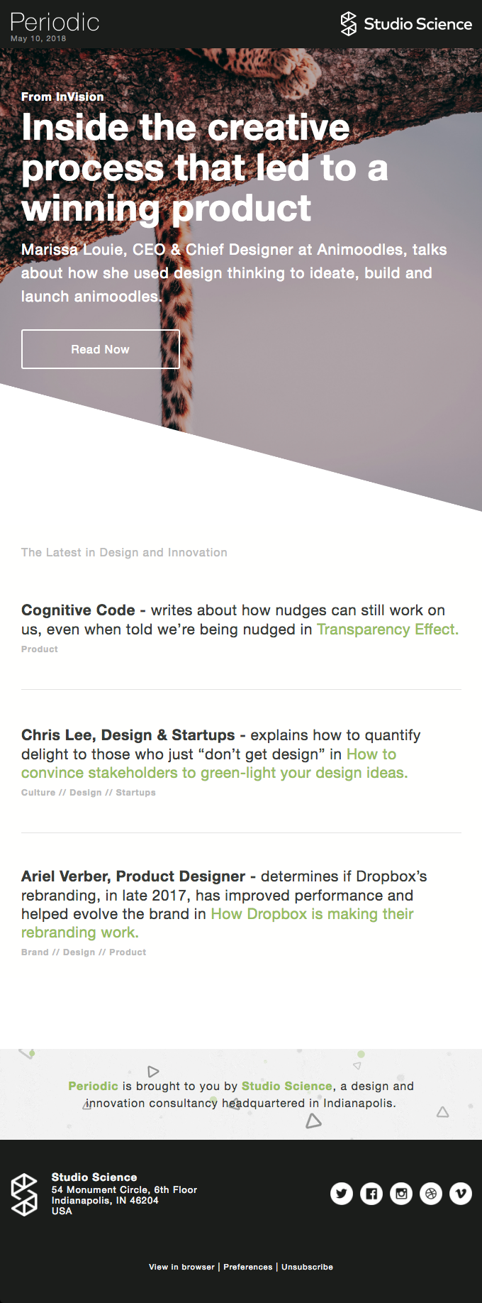 Periodic from Studio Science from Studio Science - Desktop Email View ...