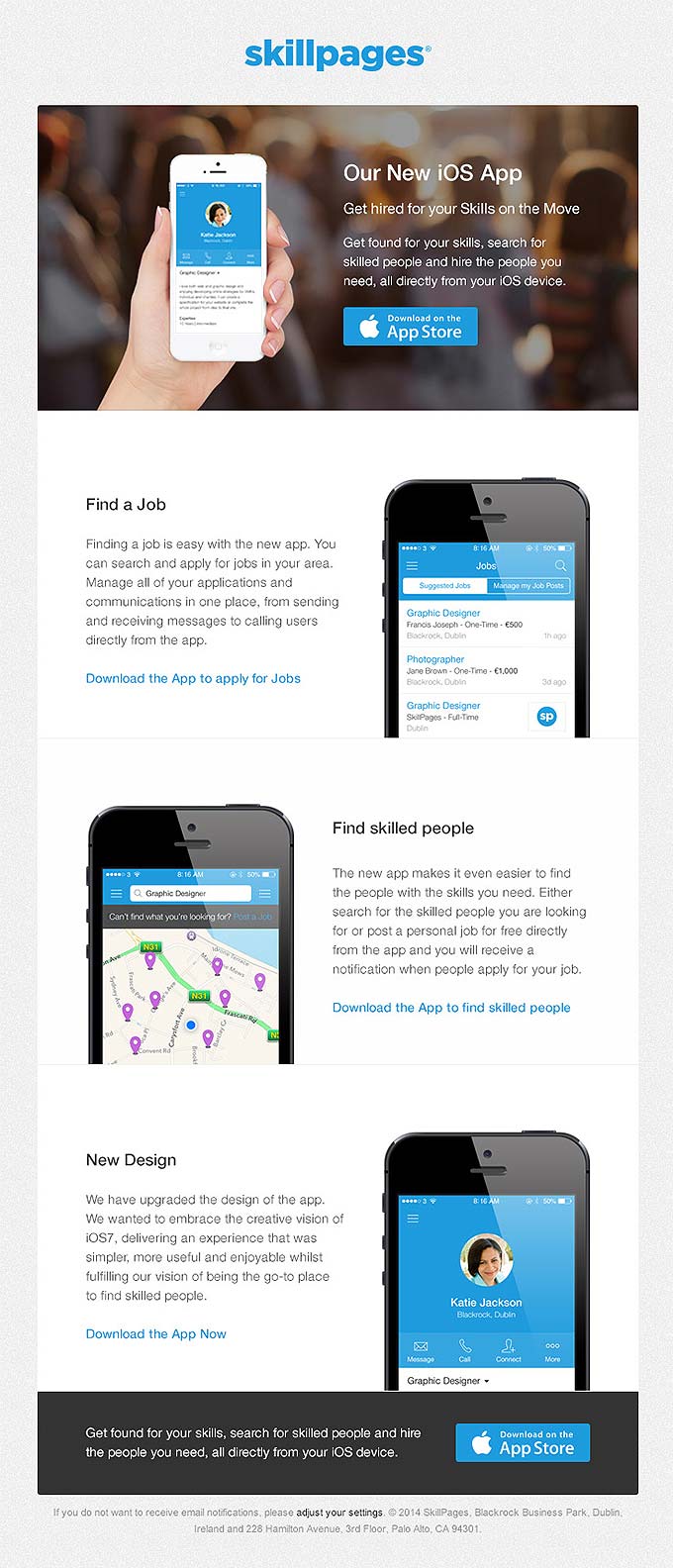 Product Update Email Design from Skillpages from Skillpages - Desktop ...