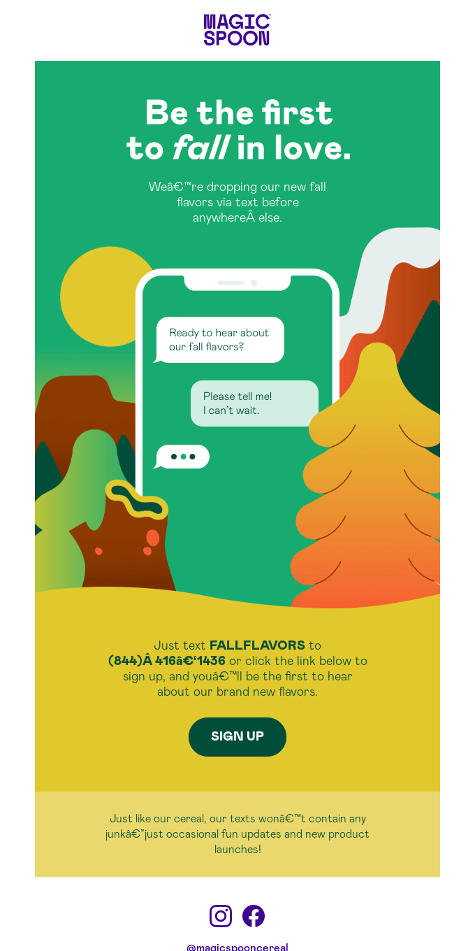 Food Items Emails | Really Good Emails