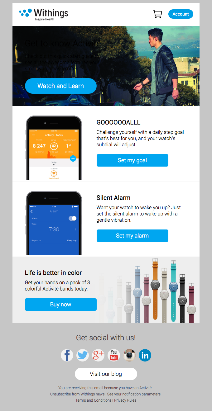 Ready to step up? Welcome to Activité from Withings - Desktop Email ...