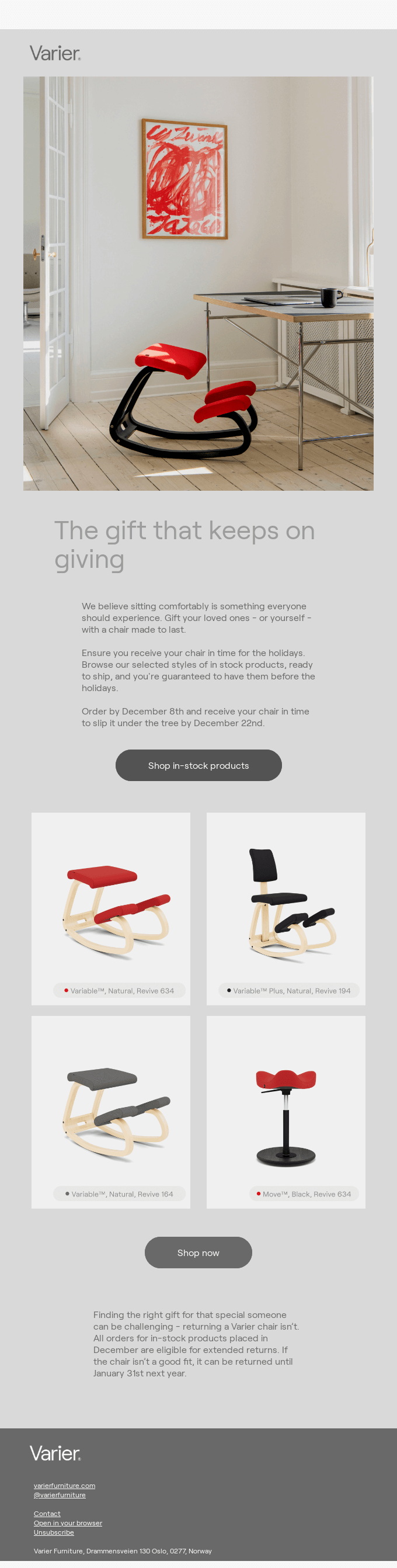 Receive your new chair in time for the Holidays — Info View | Really ...