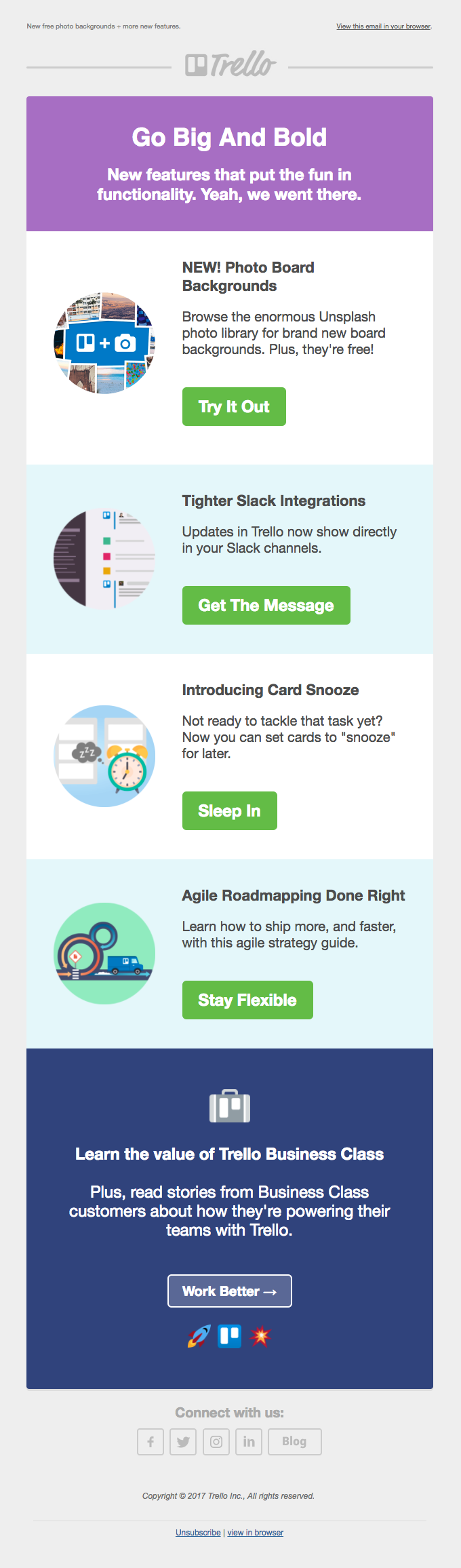 Simplify your life from Trello - Desktop Email View | Really Good Emails Simplify your life from Trello - Desktop Email View | Really Good Emails