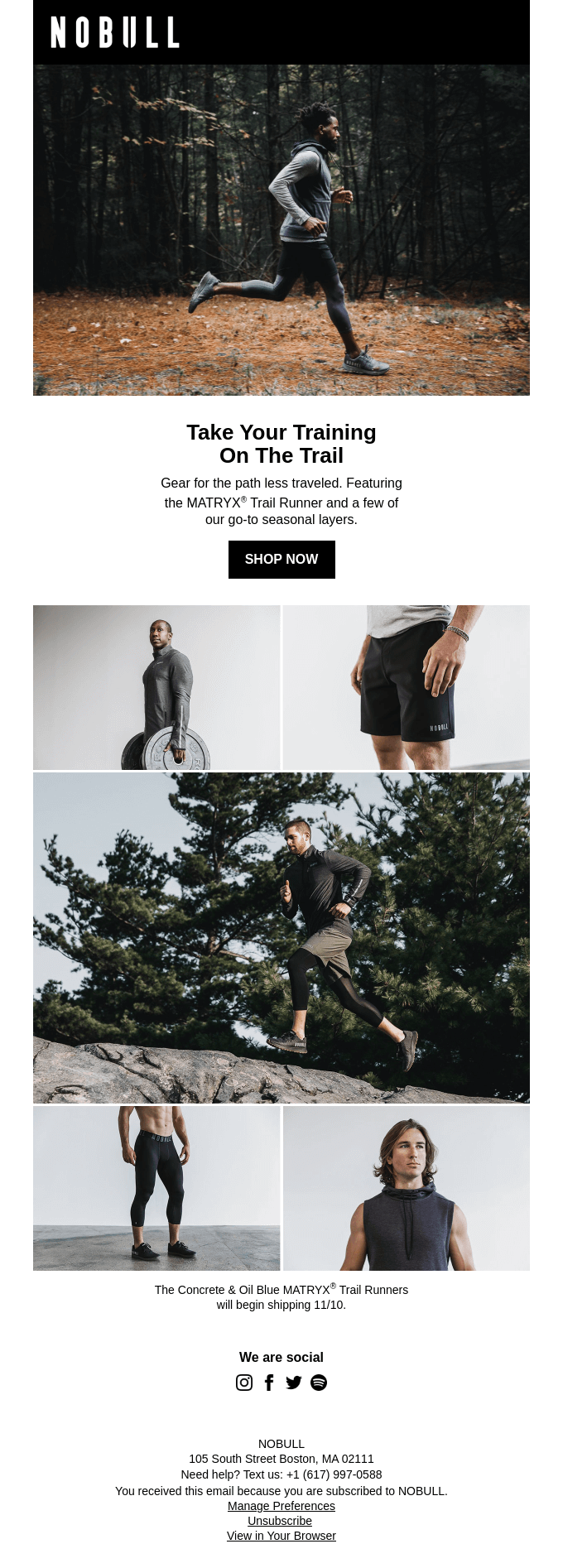 Take your training on the trail. from NoBull - Desktop Email View ...