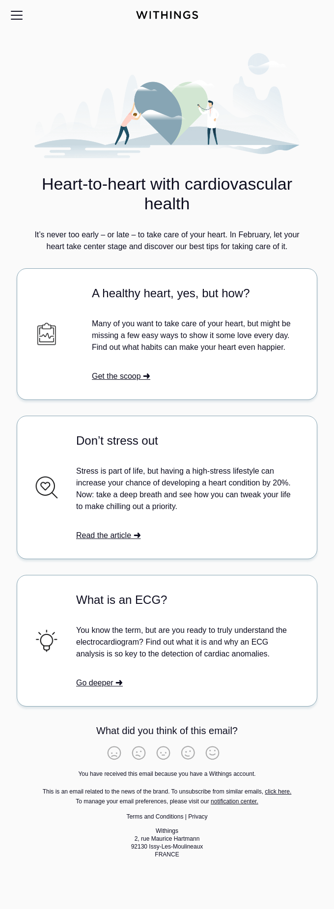 This American Heart Month, take care of your heart. from Withings ...