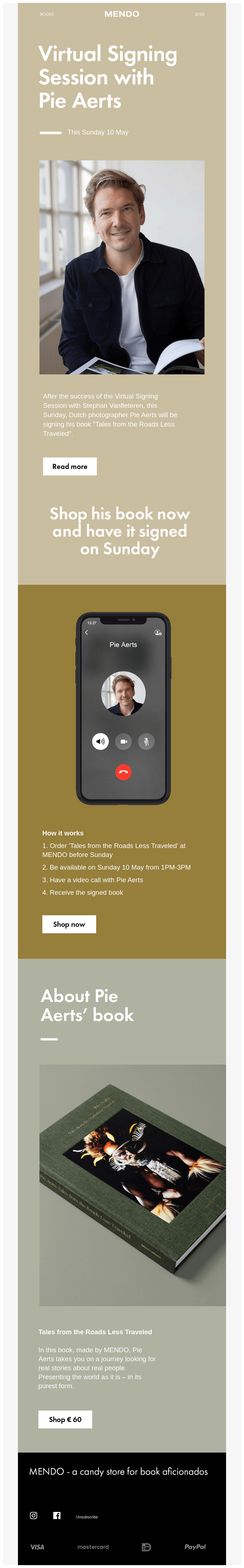 This Sunday: Virtual Signing Session with photographer Pie Aerts from ...