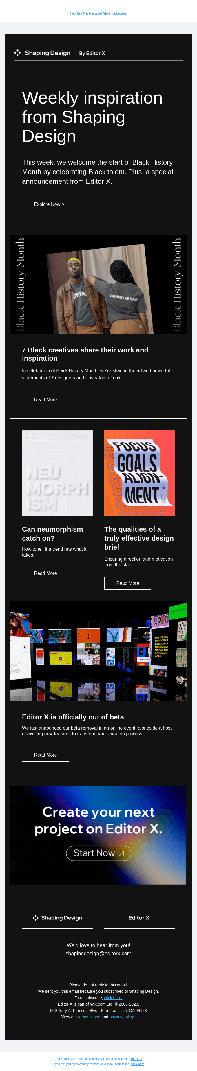 Weekly inspiration from Shaping Design from Shaping Design - Desktop ...