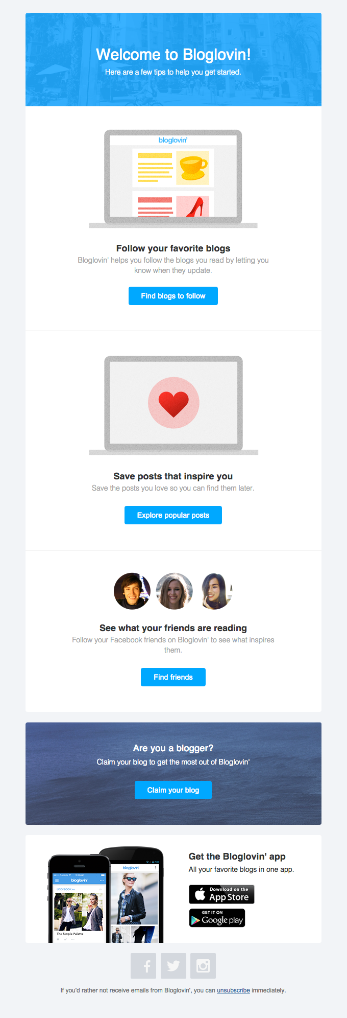 Welcome to Bloglovin! from Bloglovin - Desktop Email View | Really Good ...