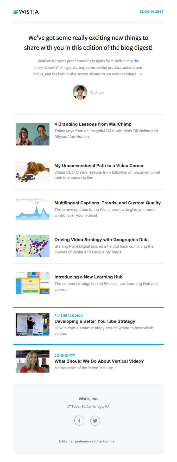 Wistia Blog Digest: branding lessons, product updates, map hacks, and ...