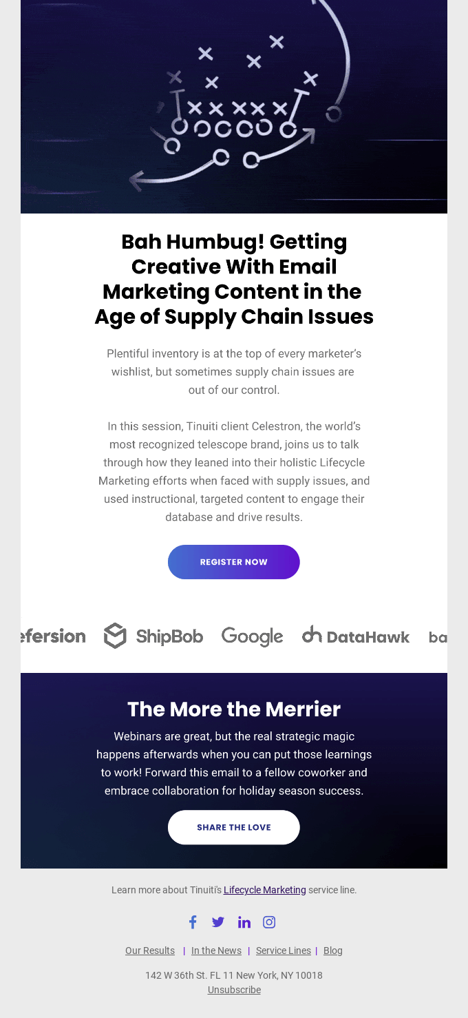 You can still be successful with limited inventory from Tinuiti ...