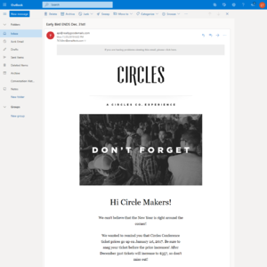 Early Bird ENDS Dec. 31st! | Really Good Emails