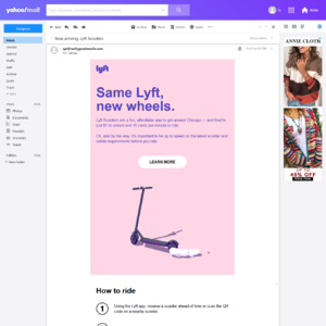Now arriving: Lyft Scooters | Really Good Emails