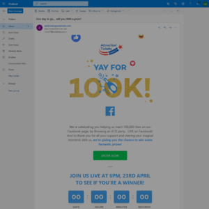 One day to go… will you WIN a prize? | Really Good Emails