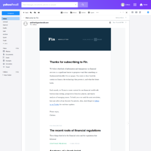 Welcome to Fin | Really Good Emails