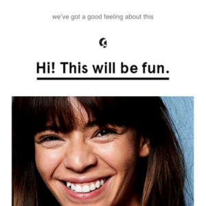 You’re on the list | Really Good Emails